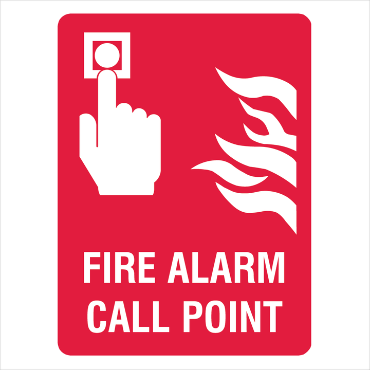 Fire Safety Equipment - Fire Alarm Call Point Sign – Signportal