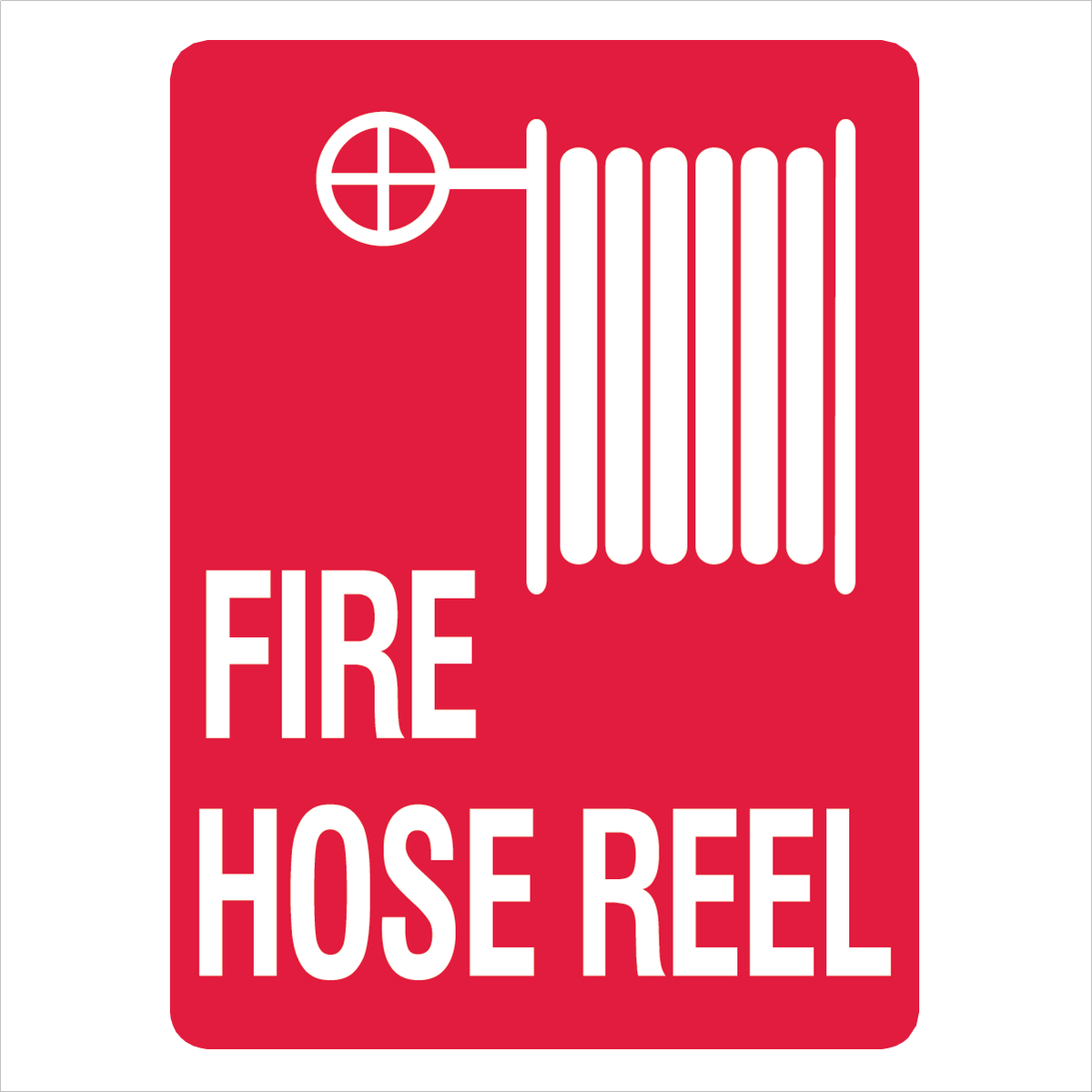 Fire Safety Equipment - Fire Hose Reel with symbol Sign – Signportal